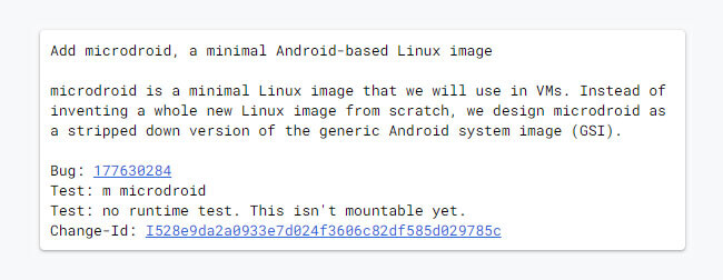 Google prepara 'microdroid', un Android en miniatura para máquinas virtuales