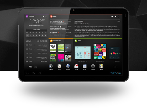 Chameleon, una interfaz Android para tablets en Kickstarter