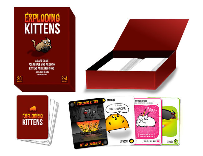 Exploding Kittens, The Oatmeal se pasa internet con gatos, cartas y ...