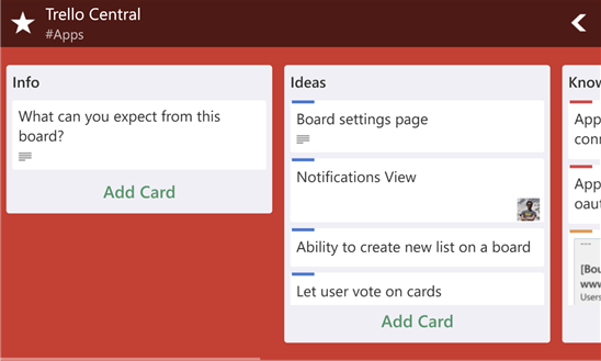 Accede a Trello desde Windows Phone gracias a Trello Central