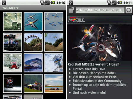 Red Bull Mobile y su teléfono Android