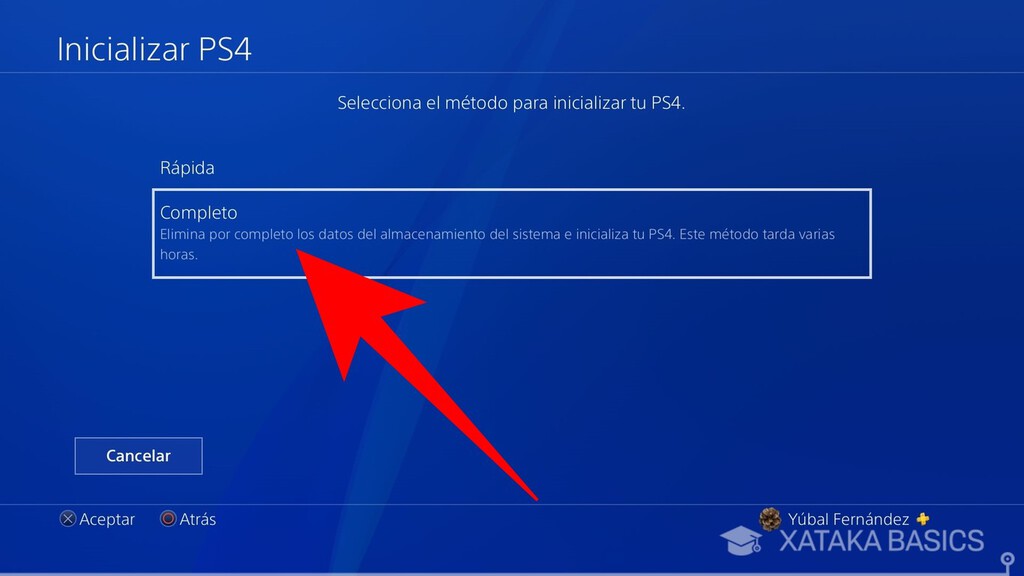 Cómo restablecer tu PS4 a los valores de fábrica: este es el método ...