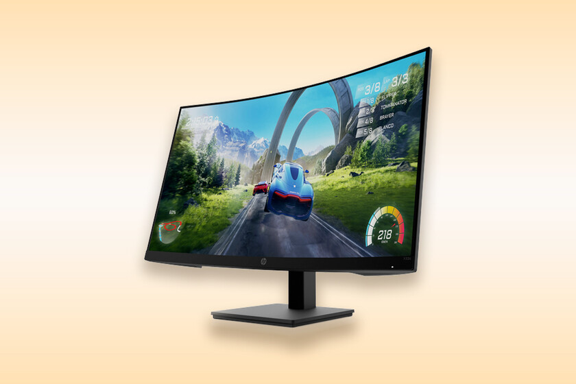 Monitor para gaming curvo HP con descuento en la Semana del Gamer de ...
