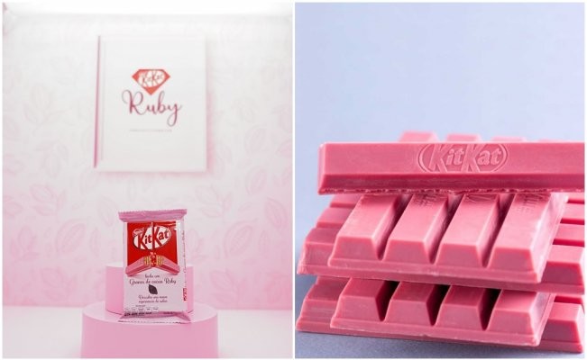 Llega a México el primer chocolate rosa totalmente natural