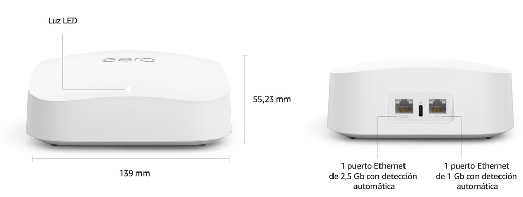 Nuevos eero Pro 6E y eero 6+, características, precio y ficha técnica
