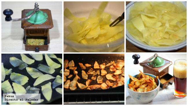 Virutas de patata crujientes y especiadas, receta ideal para un picoteo ...