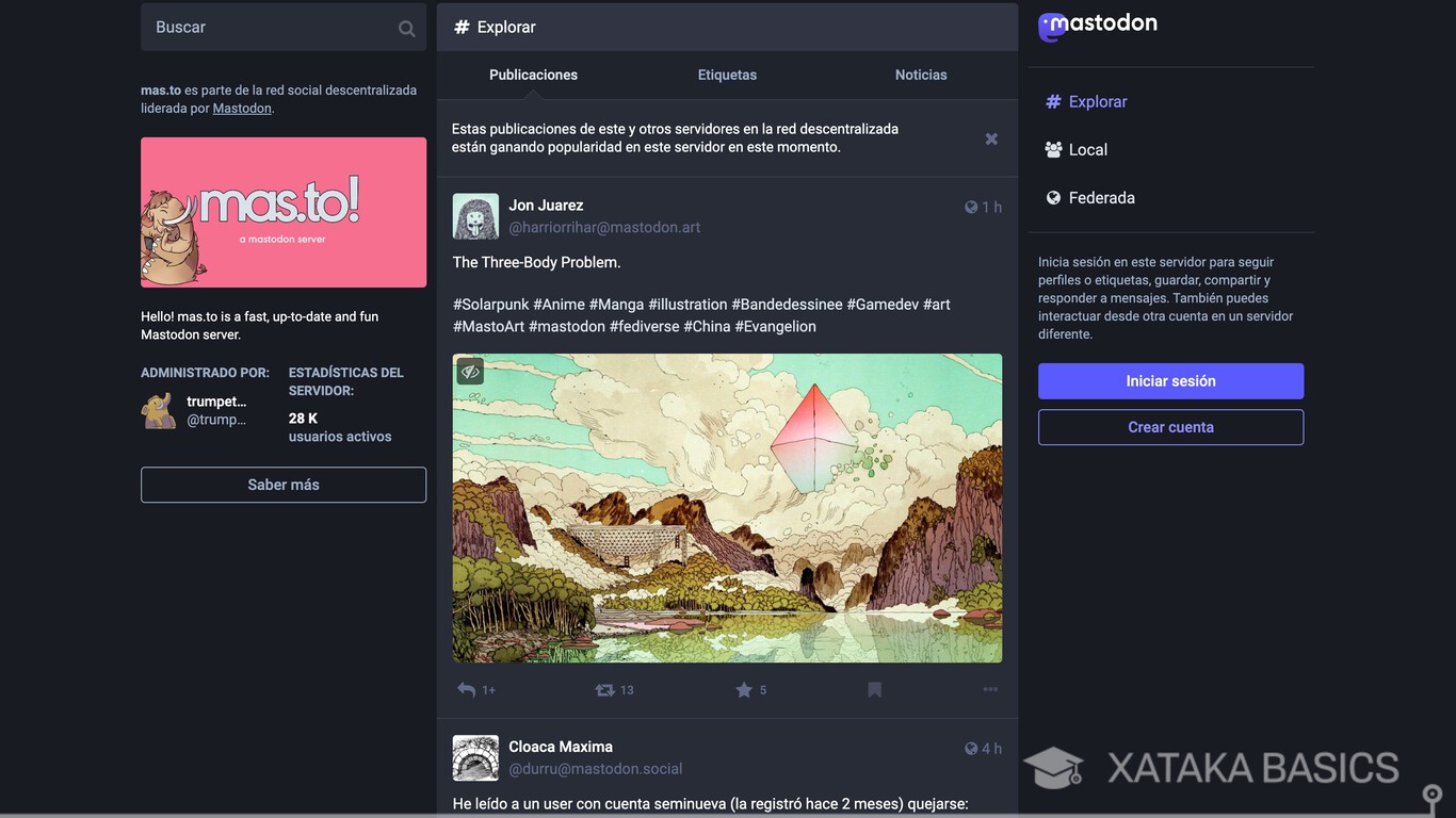 Cómo registrarte en Mastodon: qué son los servidores o instancias, cómo ...