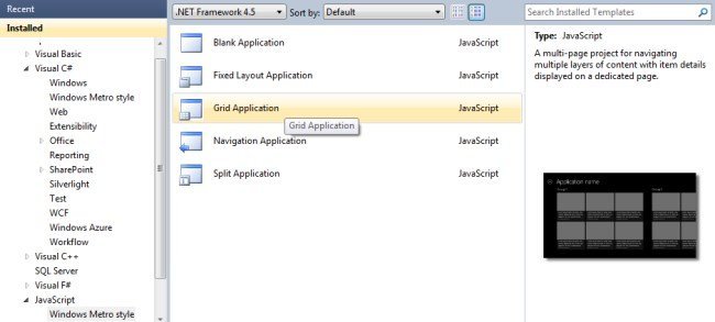 Proyecto Web con Visual Studio 11 Developer Preview