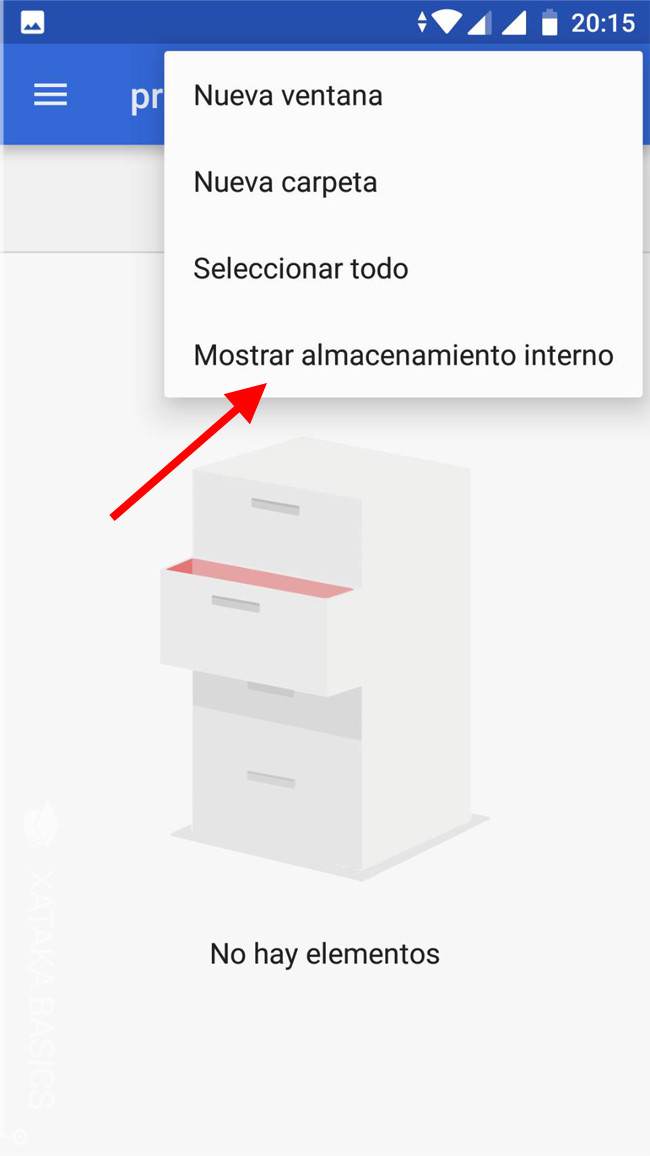 Cómo crear carpetas en Android