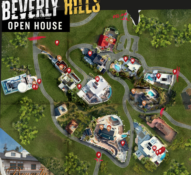 Mapa interactivo de Dead Island 2 con la ubicación de los esquemas de ...