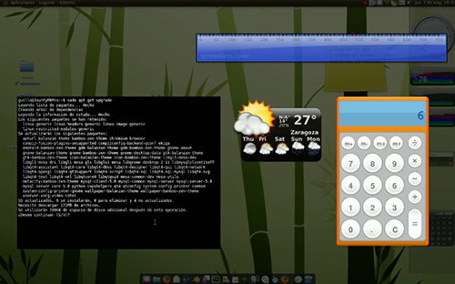 Screenlets, los widgets del escritorio GNU/Linux (Screencast)