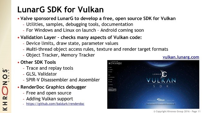 Estreno de Vulkan 1.0, el SDK Android llegará "pronto"