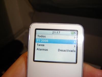 Google Calendar en tu iPod