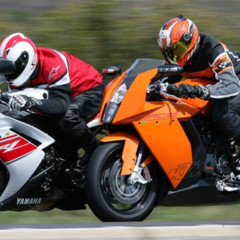 Mini comparativa KTM RC8 Vs Yamaha R1