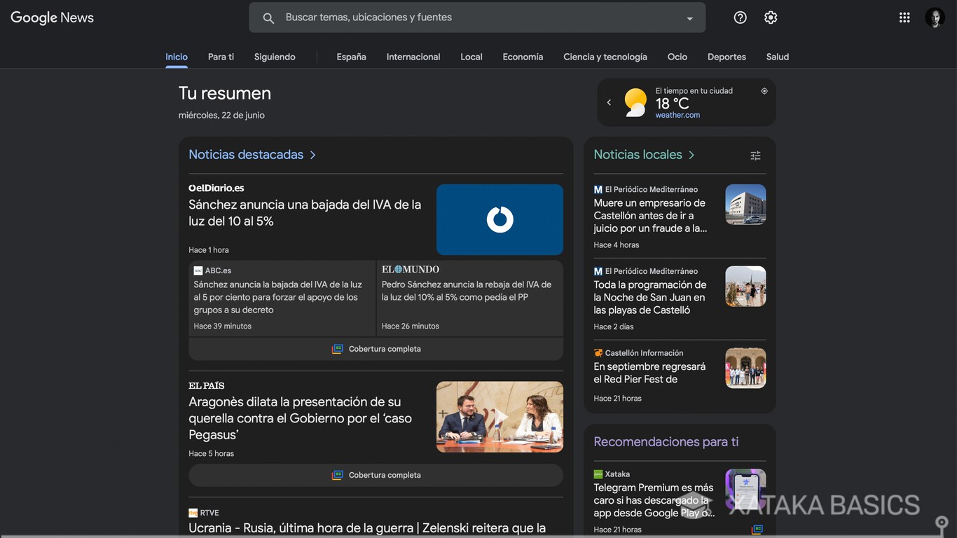 Google News: qué es y cómo configurarlo para que te muestre las ...