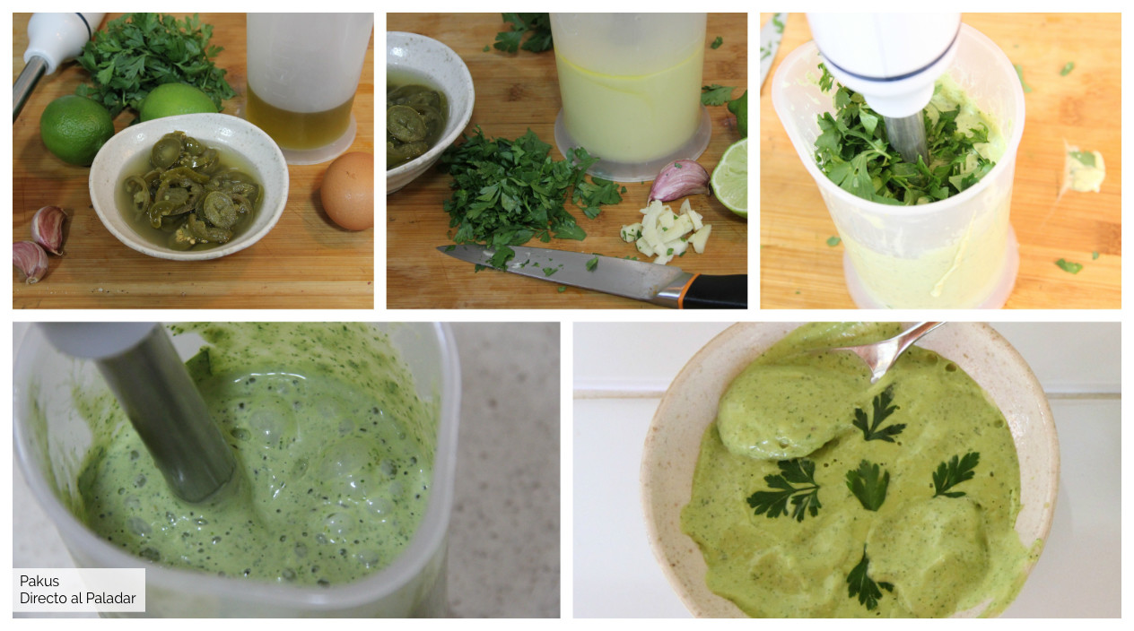 Mayonesa verde, la salsa picante y aromática que alegrará tus recetas ...