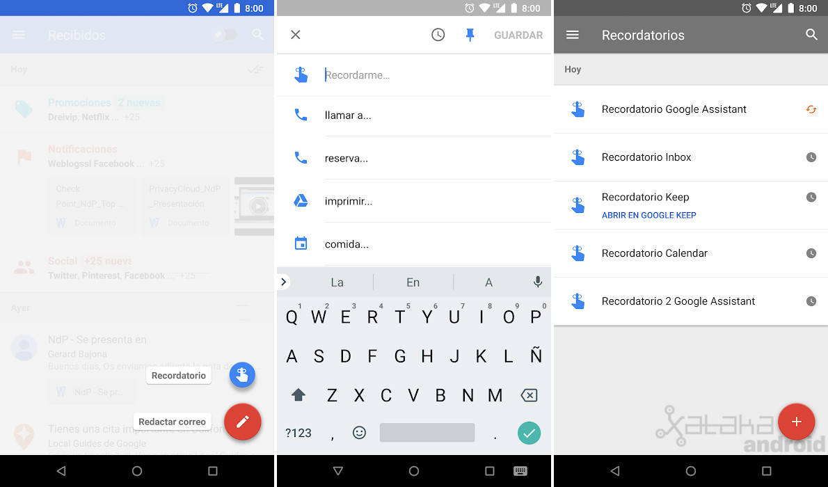 Google Tasks es la última en llegar, pero hay más: así quedan todas las ...