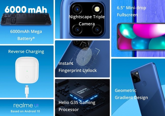 Realme C12: un nuevo gama de entrada con batería de 6.000mah y cámara ...
