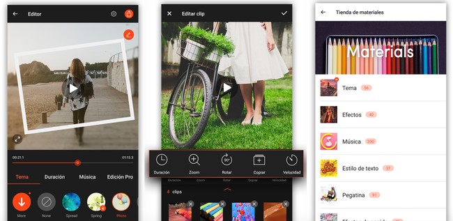 17 aplicaciones de vídeo para Android: cámara lenta y editores con efectos