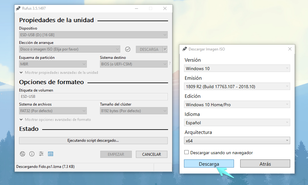 Windows 10: cómo usar Rufus para crear un disco de arranque USB