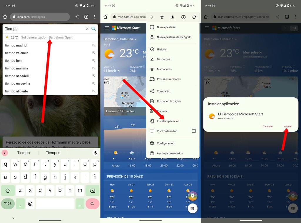 La espectacular aplicación del tiempo de Microsoft que no necesitas ...