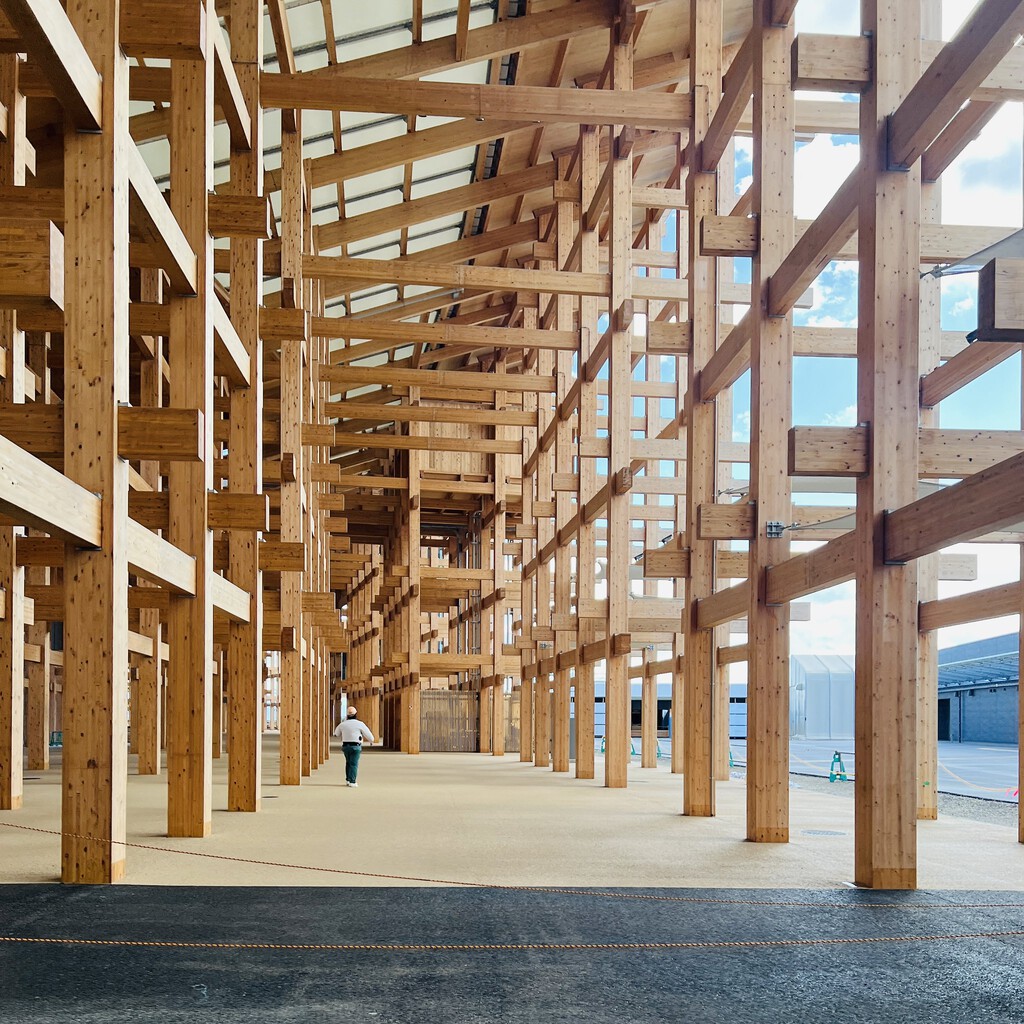 Japón ha levantado la estructura de madera más grande del mundo: un ...