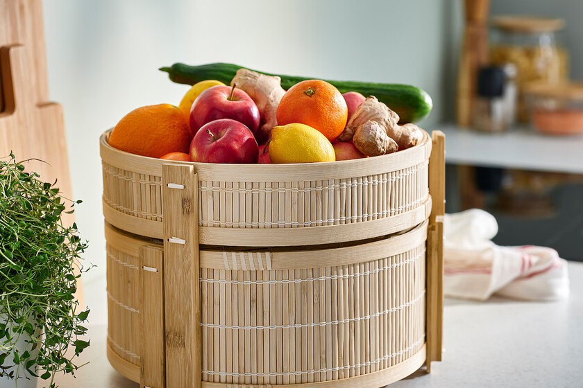 La cesta de Ikea para tener a mano las frutas y verduras: lo mejor para ...