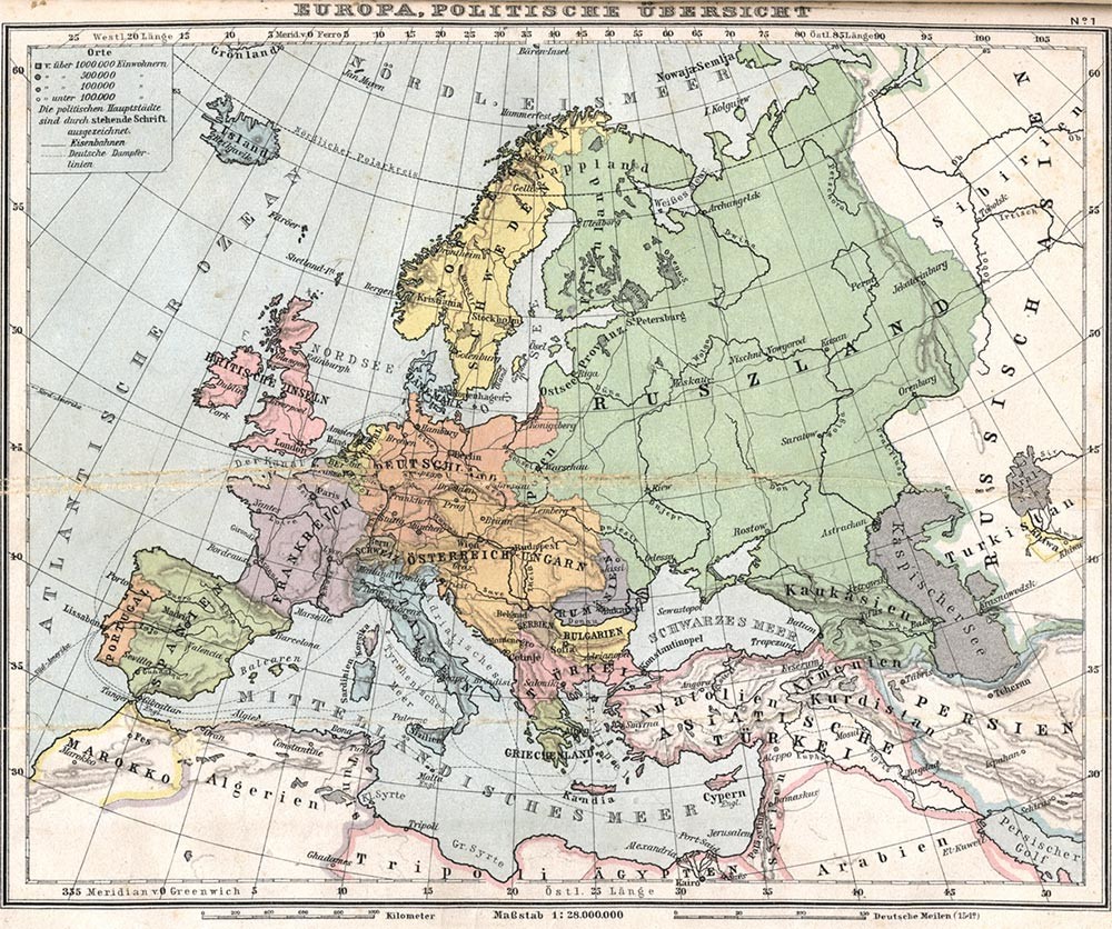 Así ha cambiado nuestra imagen de Europa a lo largo de siglos y siglos ...