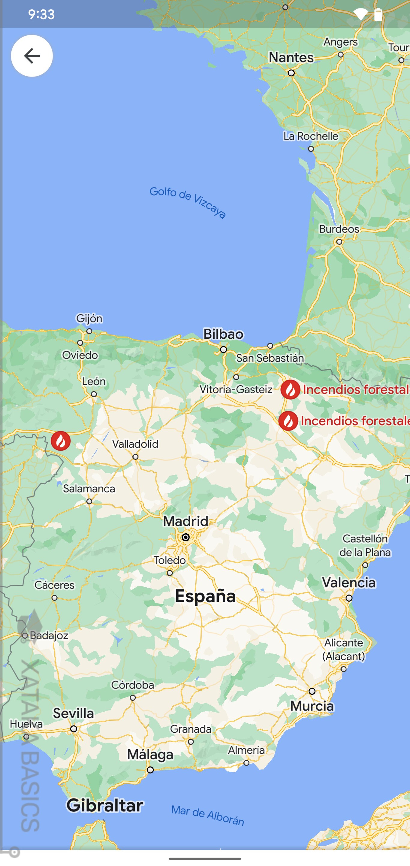 Mapa De Incendios S 503 Así Se Ven Los Incendios De Portugal Desde