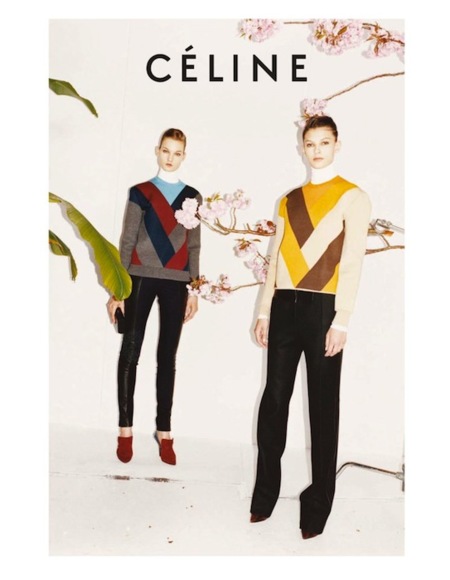 Céline Otoño-Invierno 2011/2012: entre flores y plantas avistamos la ...