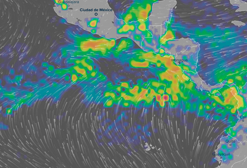 Este flipante mapa interactivo predice con todo detalle el tiempo de ...
