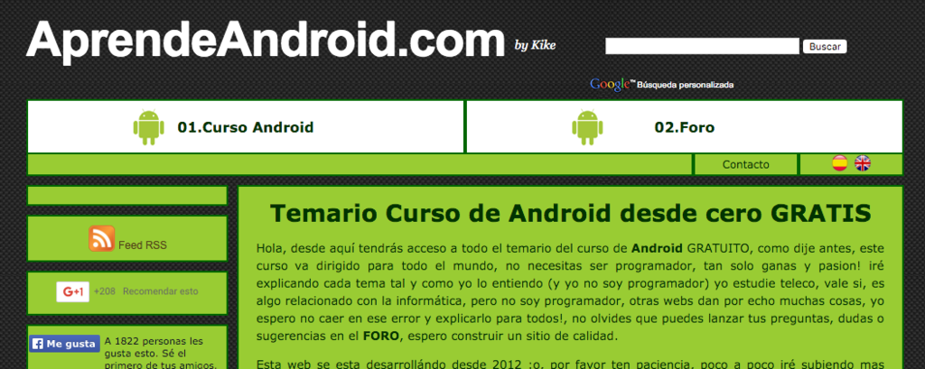 Once webs y canales de YouTube para aprender a programar en Android desde cero a nivel experto