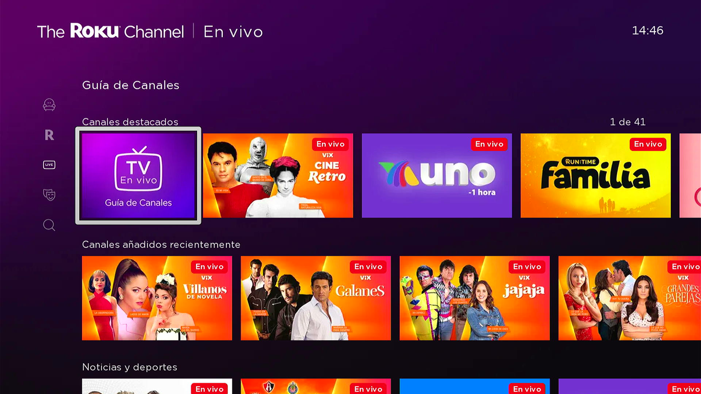 Roku Channel en México ya ofrece 40 canales gratis en vivo, incluyendo contenido de TV Azteca ...