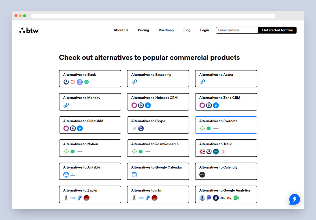 En esta web consigues alternativas open source a software y servicios que usan las empresas en ...