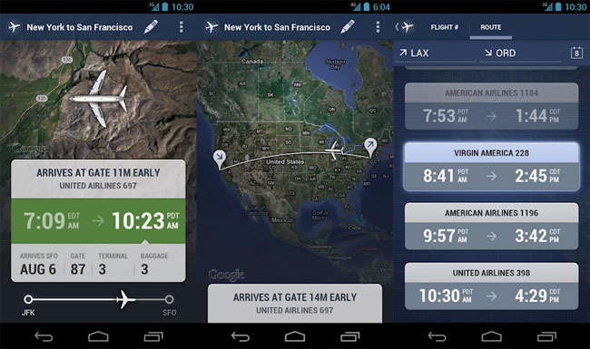 FlightTrack para Android lanza su versión gratuita con nueva interfaz