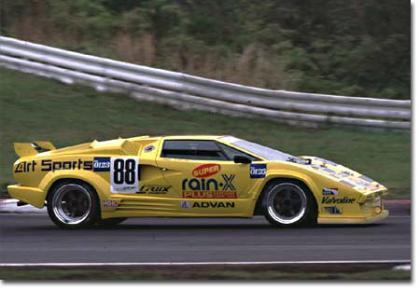 Curiosidades en competición: Lamborghini Countach JGTC