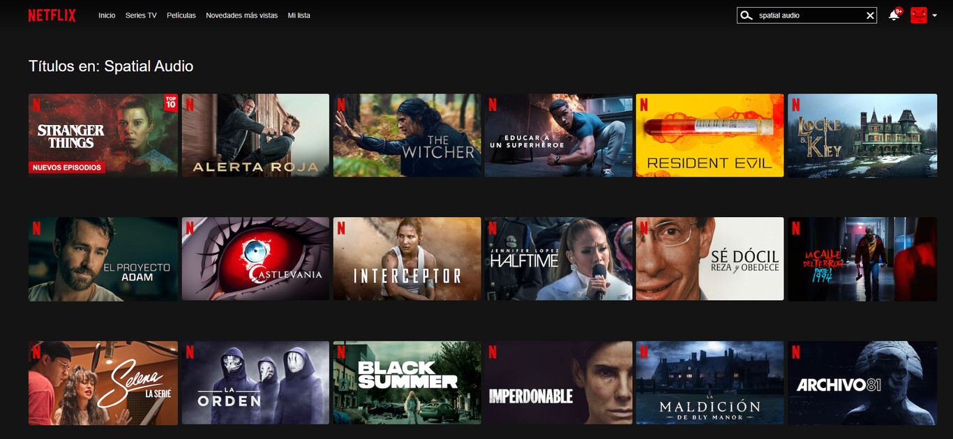 Netflix lanza el audio espacial para todos sus suscriptores y puedes ...