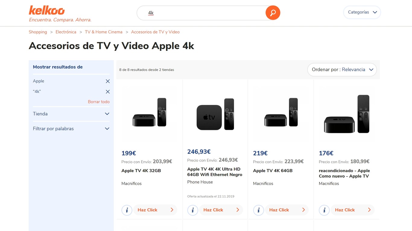 Cómo comparar precios online