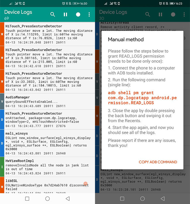 Logcat de Android: qué es y cómo ver este registro de mensajes del sistema