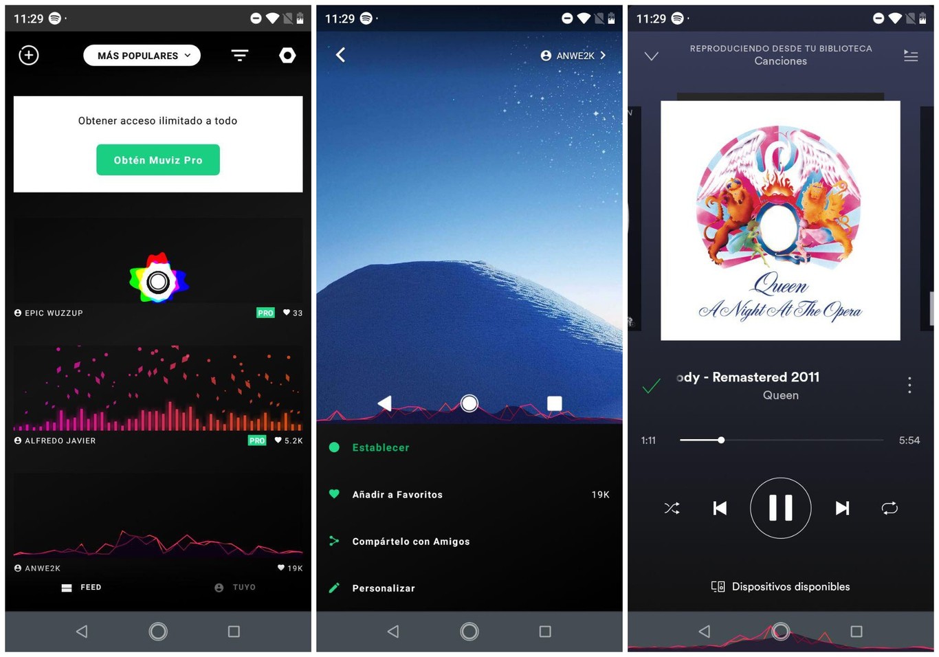 Decora la barra de navegación de Android con una animación de tu música ...