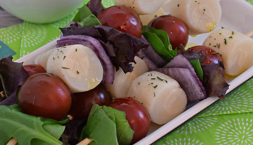 Cocina de Brasil: salada de palmito no espeto o pinchos de ensalada de ...