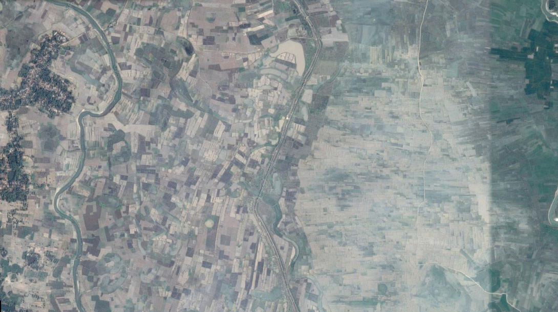 Así se ven las fronteras del mundo desde el aire y desde la tierra