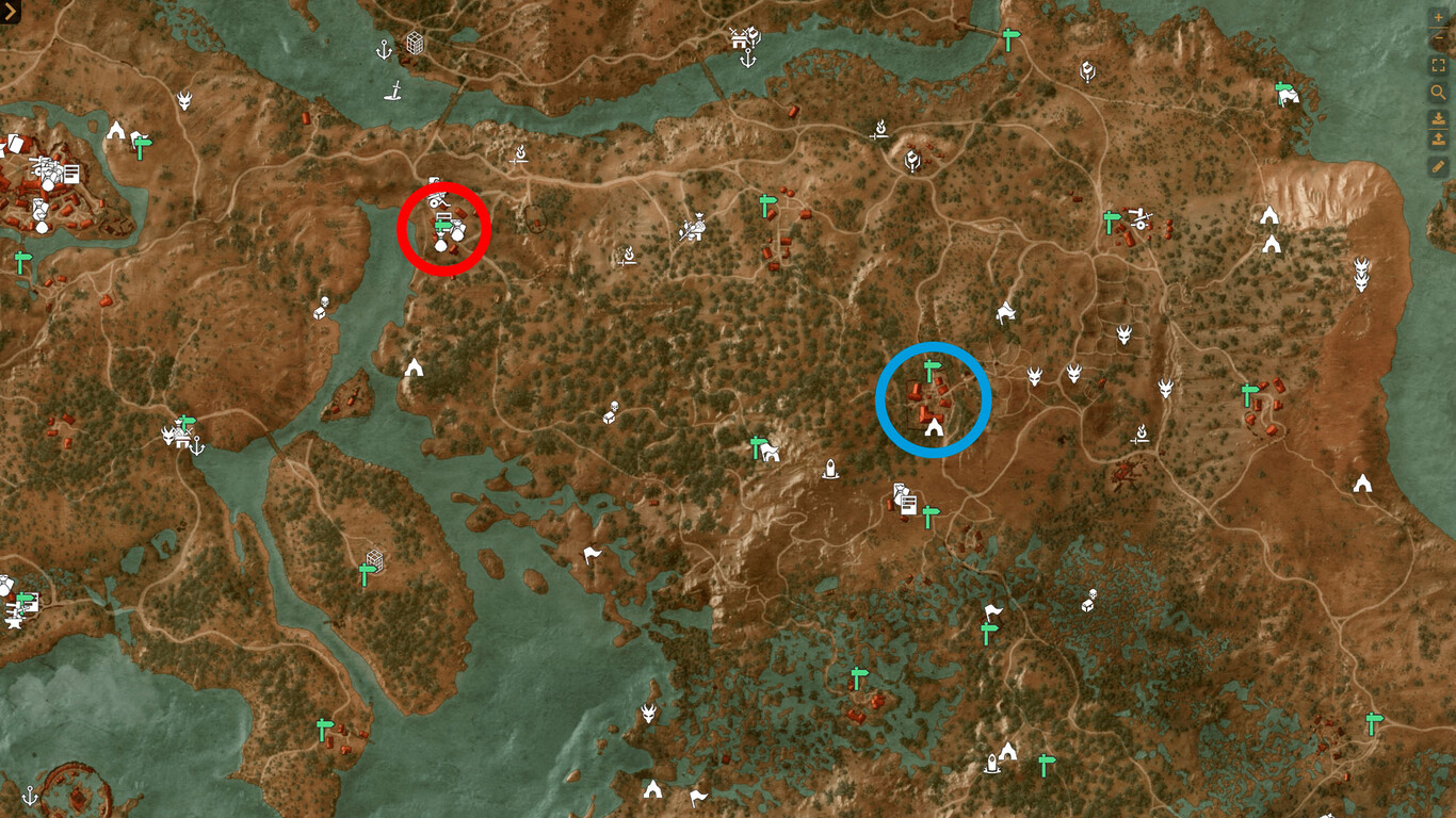 The Witcher 3 Wild Hunt: ubicación de la misión Fantasmas del Pasado ...