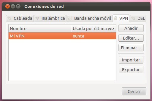 Cómo configurar una VPN PPTP en Ubuntu