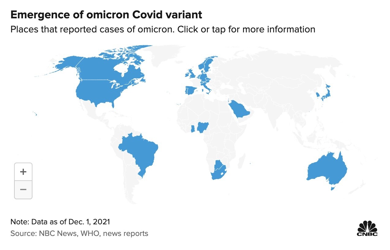 Ómicron está en plena expansión: este mapa interactivo muestra a qué ...
