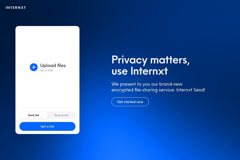 Internxt Send es un nuevo WeTransfer con sello español y que encripta los archivos que envías ...