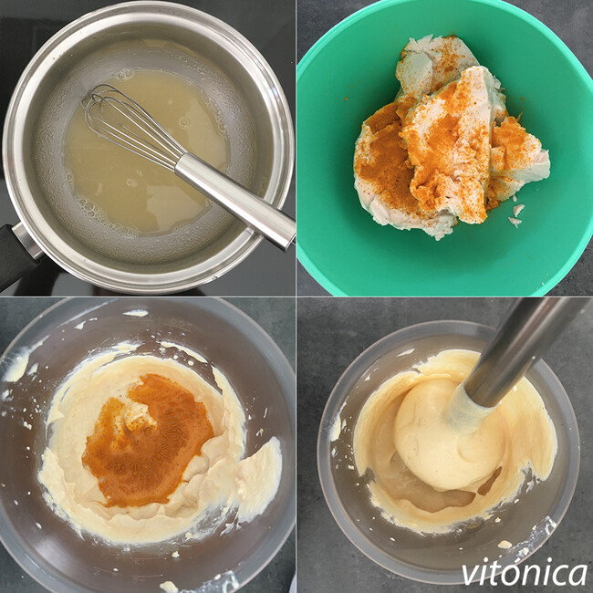 Crema de limón vegana con tofu. Receta de postre saludable y delicioso