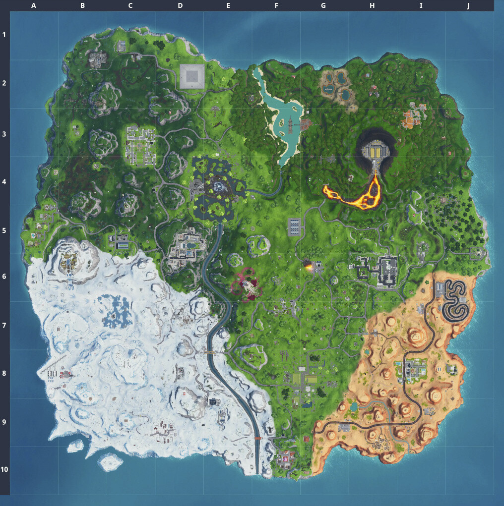 Así ha sido la evolución del mapa de Fortnite desde su primera versión