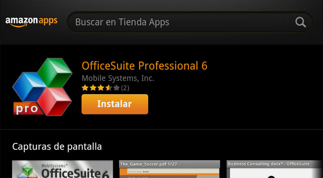 OfficeSuite Professional 6 es hoy la aplicación gratis del día en Amazon App Store