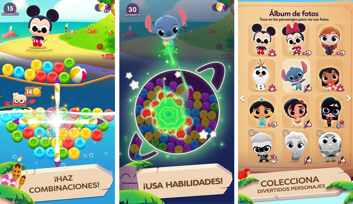 El nuevo juego 'Disney Getaway Blast' de Gameloft ya está disponible ...